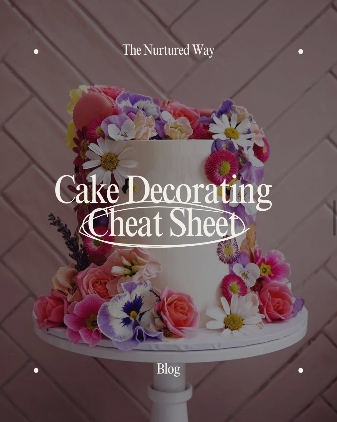 A Guide to Decorating Cakes with Flowers | Nurtured in Norfolk